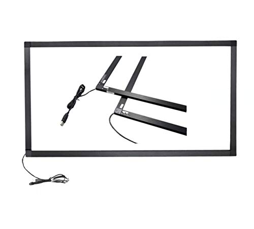18.5 Inches 16:9 Ratio 10 Touch Points IR Touch Frame Panel,Touch Screen Overaly Kit with Glass Plug&Play