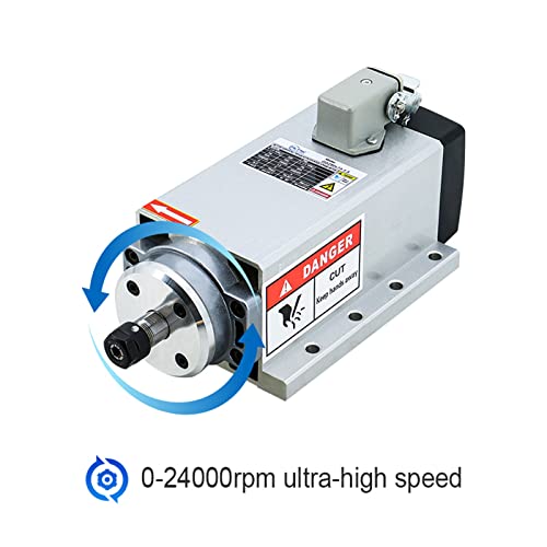 110V Spindle Motor Kit,2.2Kw Spindle Motor 24000Rpm 400Hz ,VFD Variable Frequency Drive ,13 pcs ER20 Collets (1-13mm)for CNC Router Engraving Milling Machine