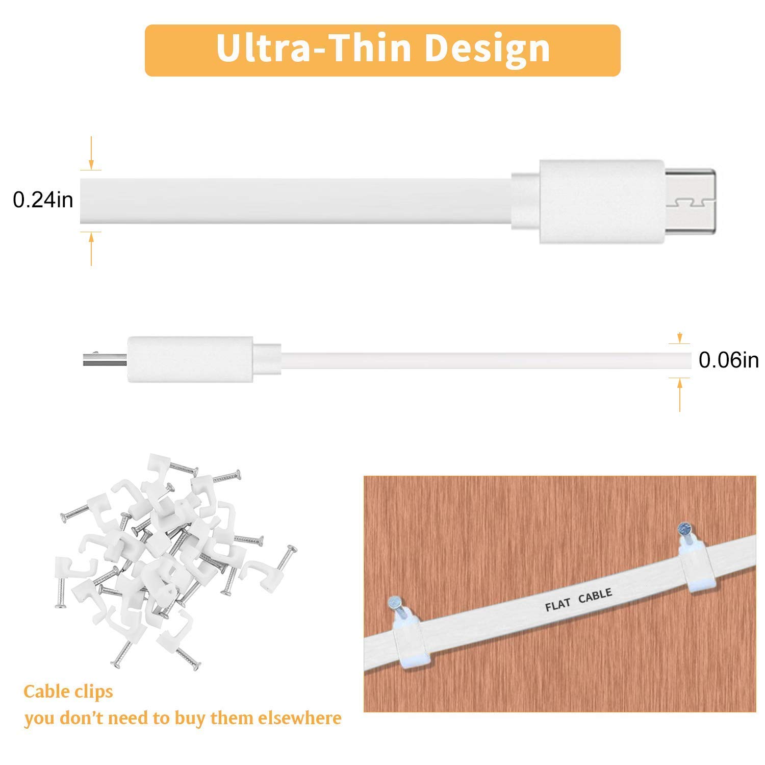 3 Pack 16.4FT Power Extension Cable Compatible with Wyze Cam v4,Wyze Cam v3,WyzeCam,WyzeCam Pan,Eufy,Kasa Cam,Nest Cam,Blink,USB to Micro USB Durable Charging and Data Sync Cord for Security Camera