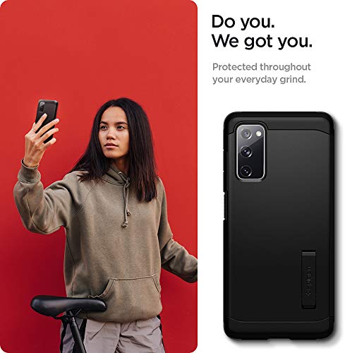 Spigen Tough Armor [Extreme Protection Tech] Designed for Samsung Galaxy S20 FE 5G Case (2020) - Black