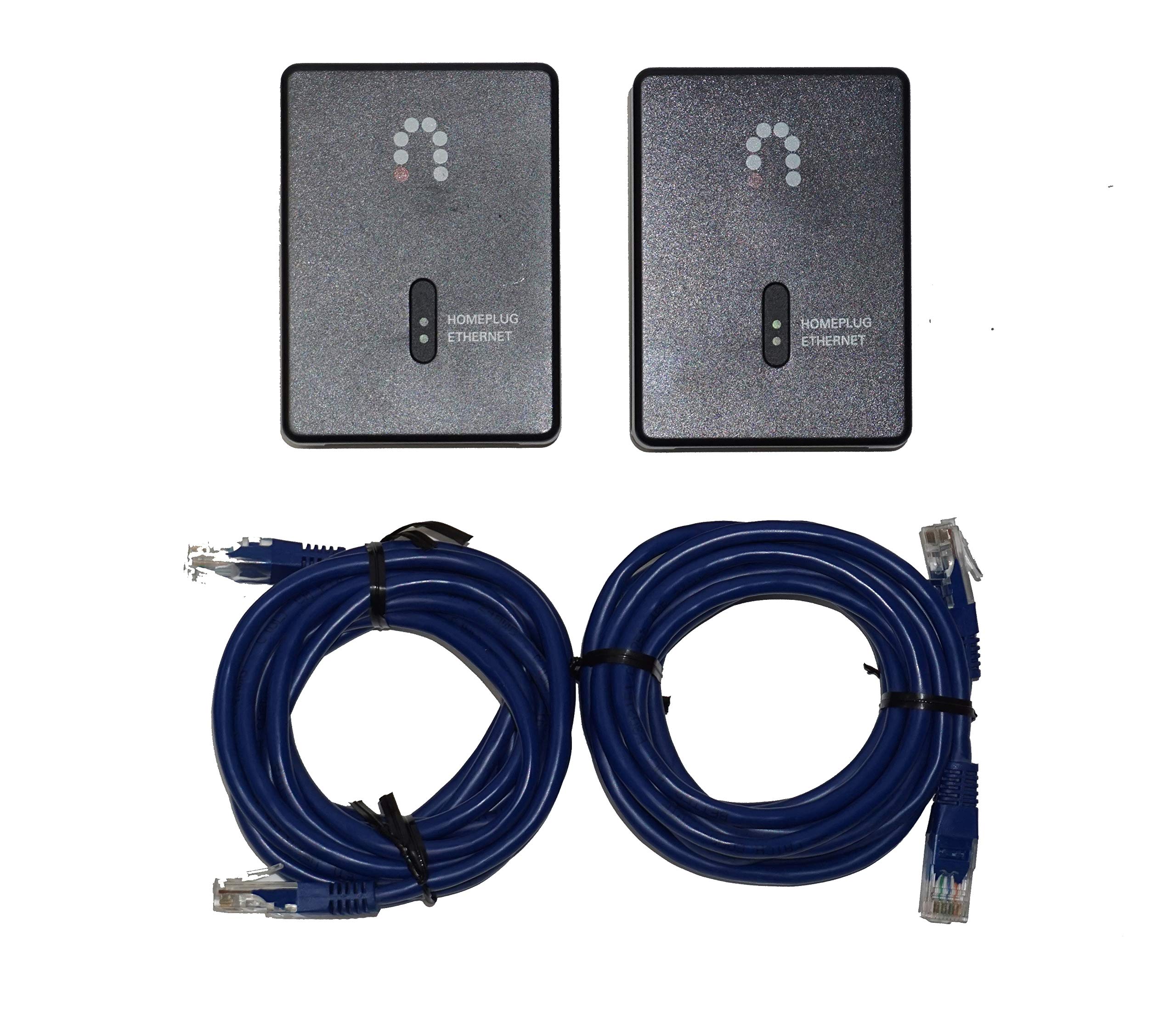 2 Pack - Sling Media SlingLink Turbo W1 HomePlug Ethernet Adapter (ES157089)