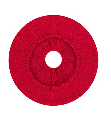 2 Pairs Headphone Sweater Cover Protectors with Stretchable Knit Fabric for Beats Studio 3 / 2 Wireless/Wired Bose QC35 25 15 Headphones (M-red)