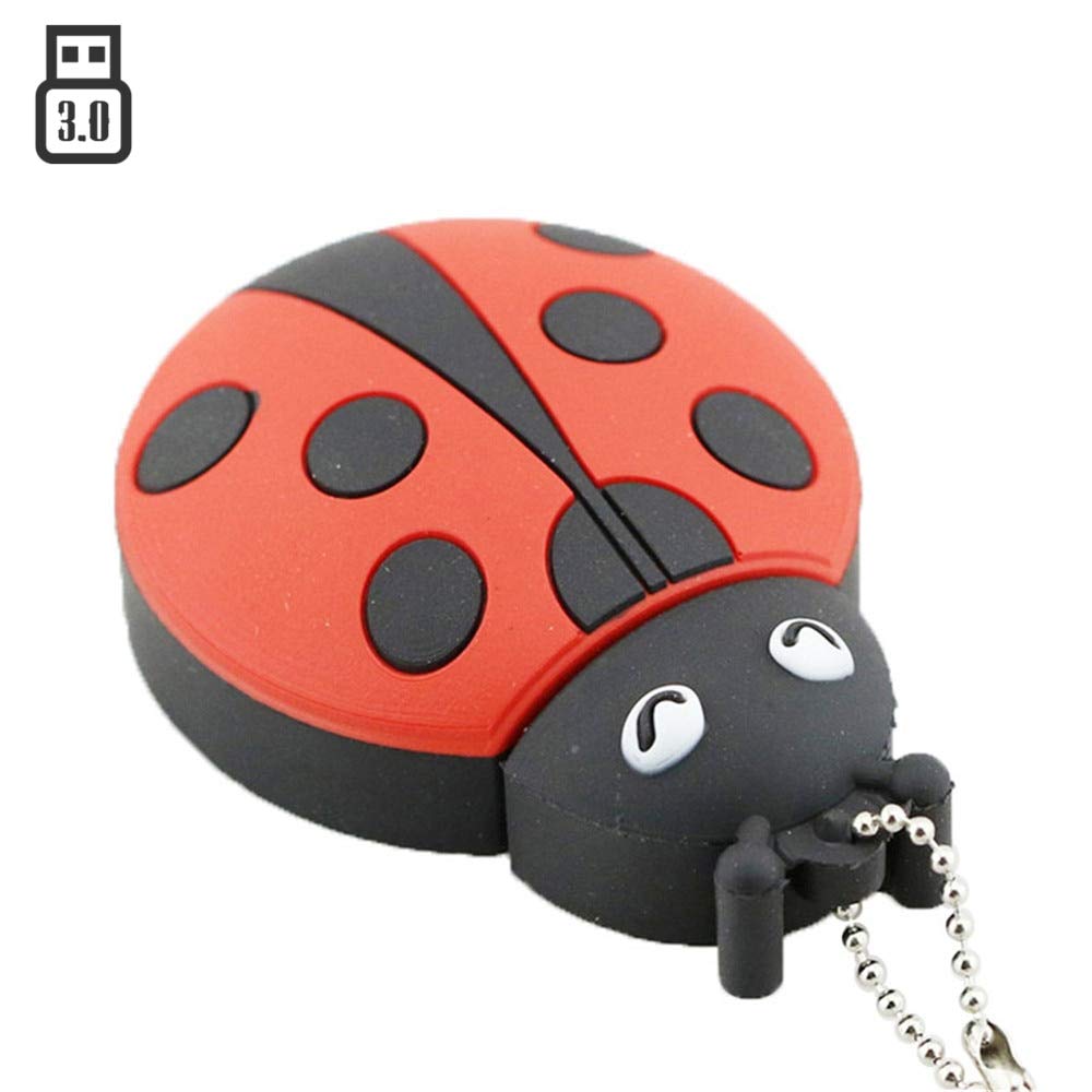 8GB Ladybug Model USB 3.0 Flash Drive Flash Drive 3.0 Thumb Drive USB Jump Drive Memory Stick Zip Drive USB Drive - Red