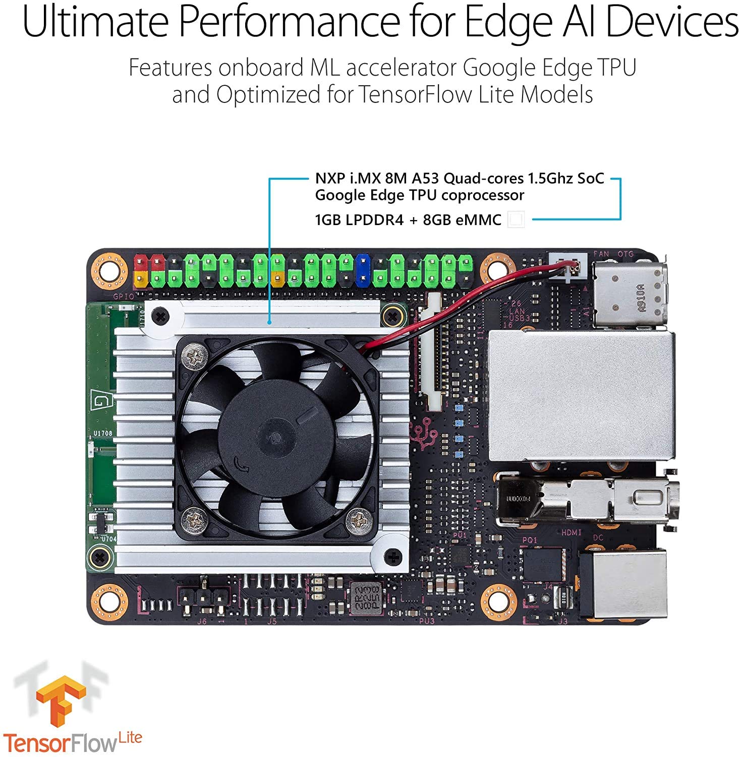Tinker Edge T,Same SOM as Coral Dev Board,1GB RAM+8GB eMMC