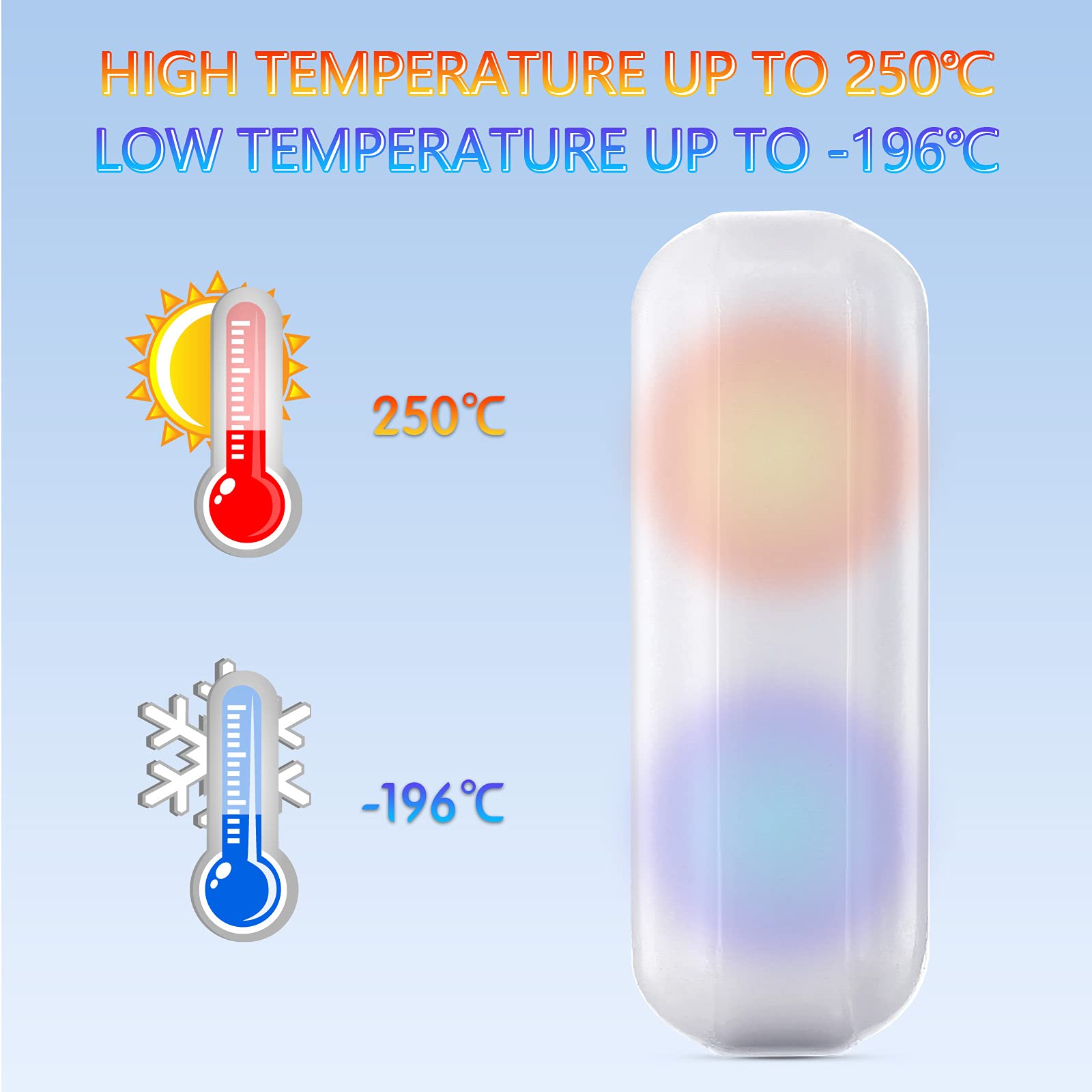 16 Pieces PTFE Magnetic Stirrer Mixer Stir Bar Laboratory Bar Stir Plate Magnet Stir Rod Magnetic (25 mm)