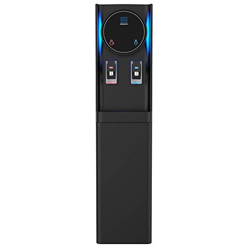 Bottleless Water Cooler Hot and Cold Water Dispenser for Offices & Homes (Black)