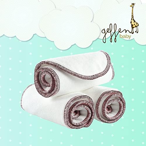 Geffen Baby Quick Absorbers Universal Baby Diaper Inserts Liners | 3,6, or 12 Pack Options