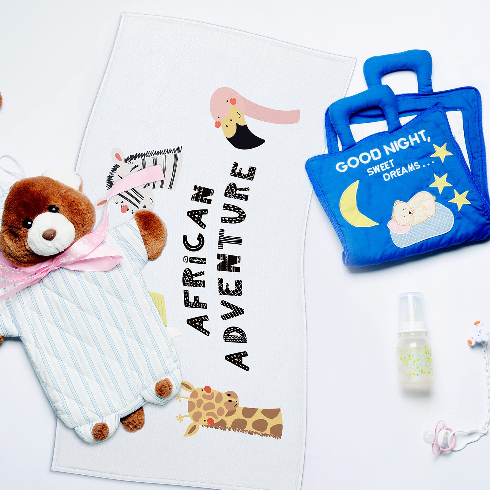 3 Pieces Sublimation Blank Baby Receiving Blanket and Soft Sublimation Blank Towels for Baby Newborn