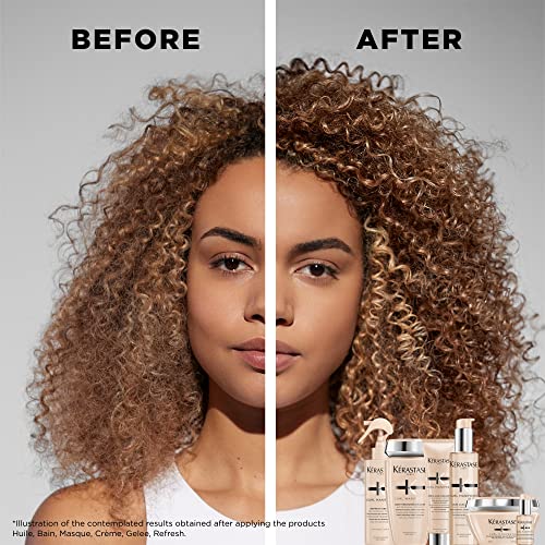 KÉRASTASE Curl Manifesto Hydratation Essentielle Conditioner, Lightweight Conditioner, Detangles, Smooths & Prevents Frizz for All Wavy, Very Curly & Coily Hair, 8.5 Fl Oz