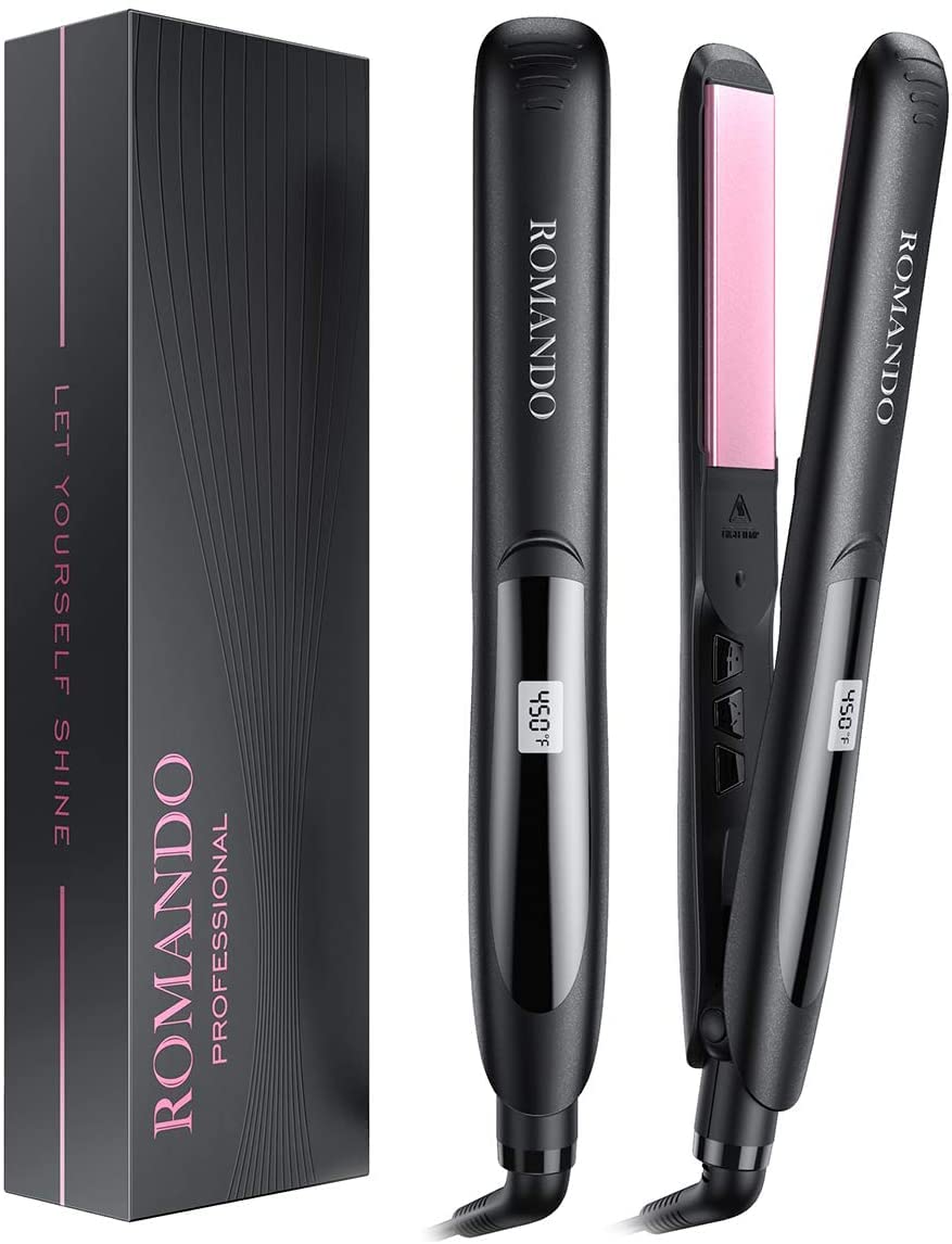 2-in-1 Curling Straightening Iron for All Hair Types