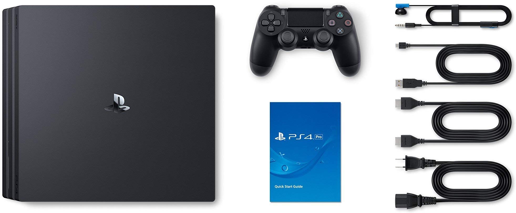 2019 Playstation 4 PS4 Pro 1TB Console + Playstation VR Headset + Camera + 6 Games Bundle (Renewed)