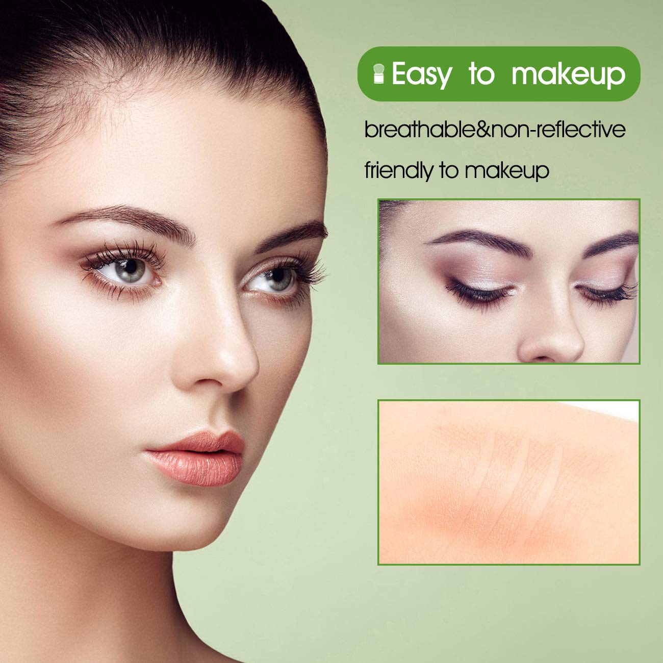 2Bags/656Pcs Invisible Slim Double Eyelid Tapes Lift Strips Stickers, One-sided Sticky, Instant Eyelids Lift, Suitable for Saggy, Hooded, Droopy, Uneven, Mono-eyelids
