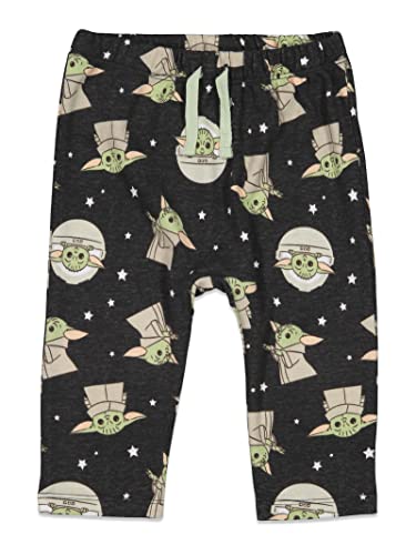 STAR WARS The Mandalorian The Child Baby Boys 4 Piece Layette Set: Bodysuit T-Shirt Pants Mix N' Match 12 Months
