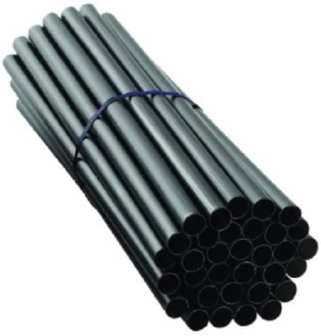 100 Giant Black Smoothie Drinking Straw 10" BLACK Wide Width for Milkshake Frozen Drink