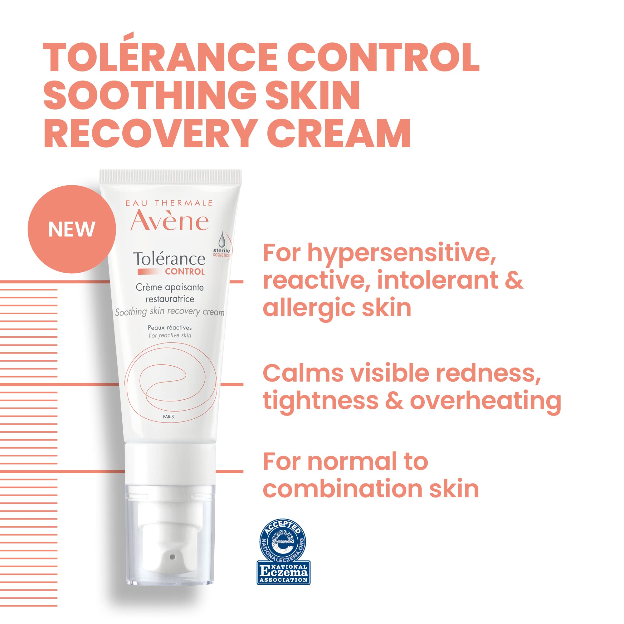 Avene Hypersensitive Skin Starter Kit, Complete Hypersensitive Skin Care Routine, Cream, Cleanser, and Spray