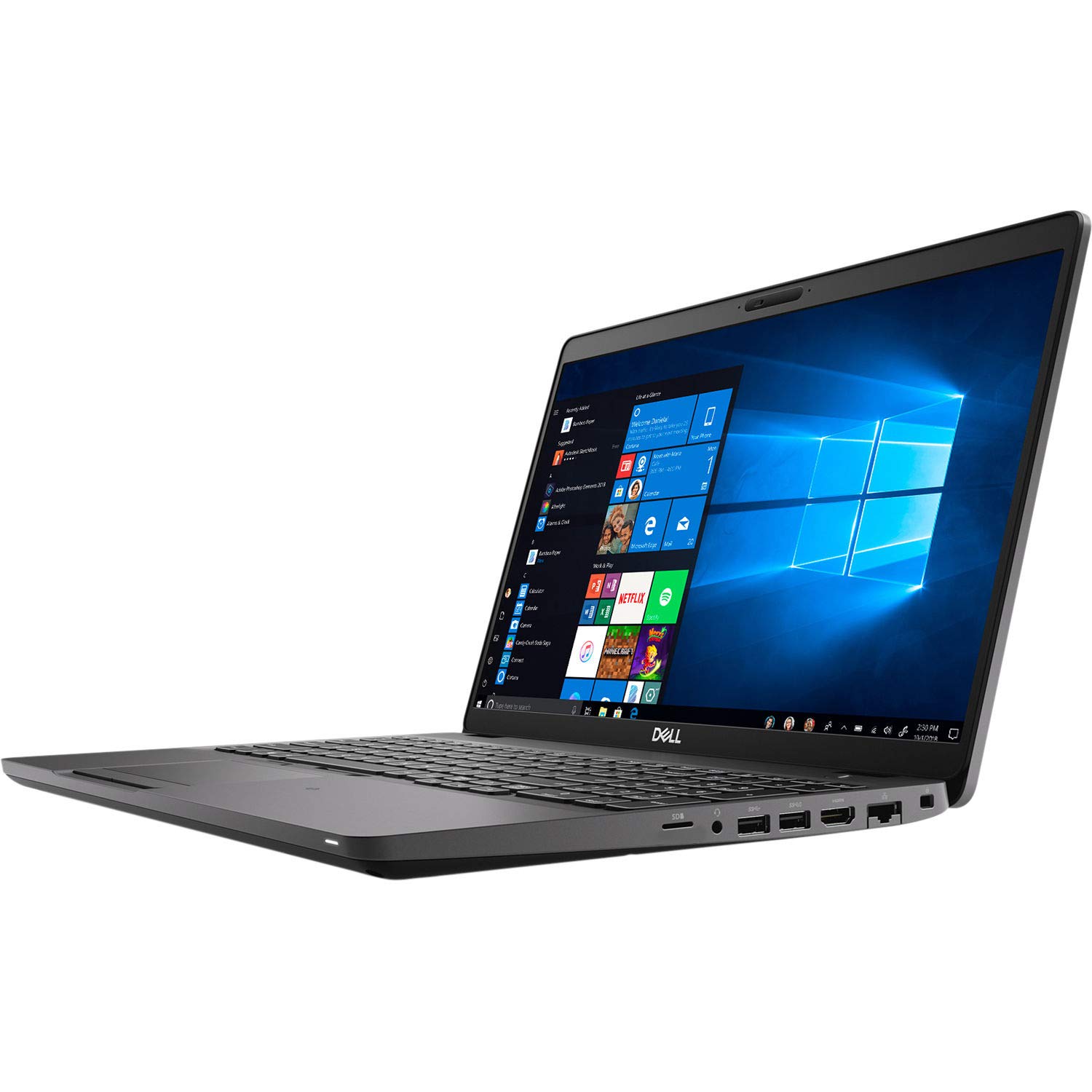 Dell Latitude 5500 Home and Business Laptop (Intel i7-8665U 4-Core, 8GB RAM, 256GB SSD, Intel UHD 620, 15.6" Full HD (1920x1080), Fingerprint, Wifi, Bluetooth, Webcam, 3xUSB 3.1, Win 10 Pro) (Renewed)