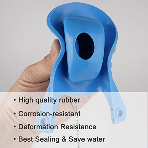 3 Inch Toilet Flappers Replacement Compatible with Gerber 99-788, Water Saving, High Performance Toliet Flapper, Easy to Install - Blue