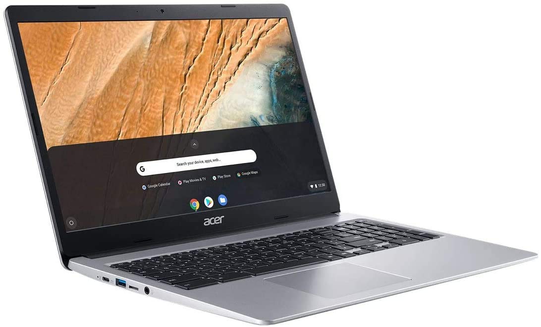 Acer Chromebook 315 Laptop Computer/ 15.6" Screen for Business Student/Intel Celeron N4000 up to 2.6GHz/ 4GB DDR4/ 32GB eMMC/AC WiFi/Work from Home/Silver/Chrome OS (Renewed)
