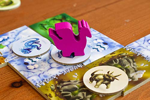 Blue Orange Games Dragomino, My First Kingdomino- Kid Strategy Game for 2 to 4 Players- Ages 5 and Up