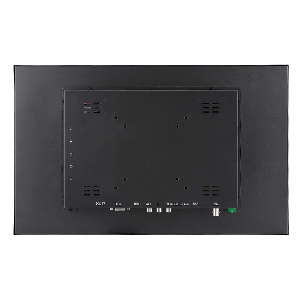 17.3 Inch Display Full HD Embedded Industrial Metal Monitor Normal Non-Touch Version, 1920x1080 Physical Resolution WLED Display 400CD/Mm2 Normal Screen (Does Not Support