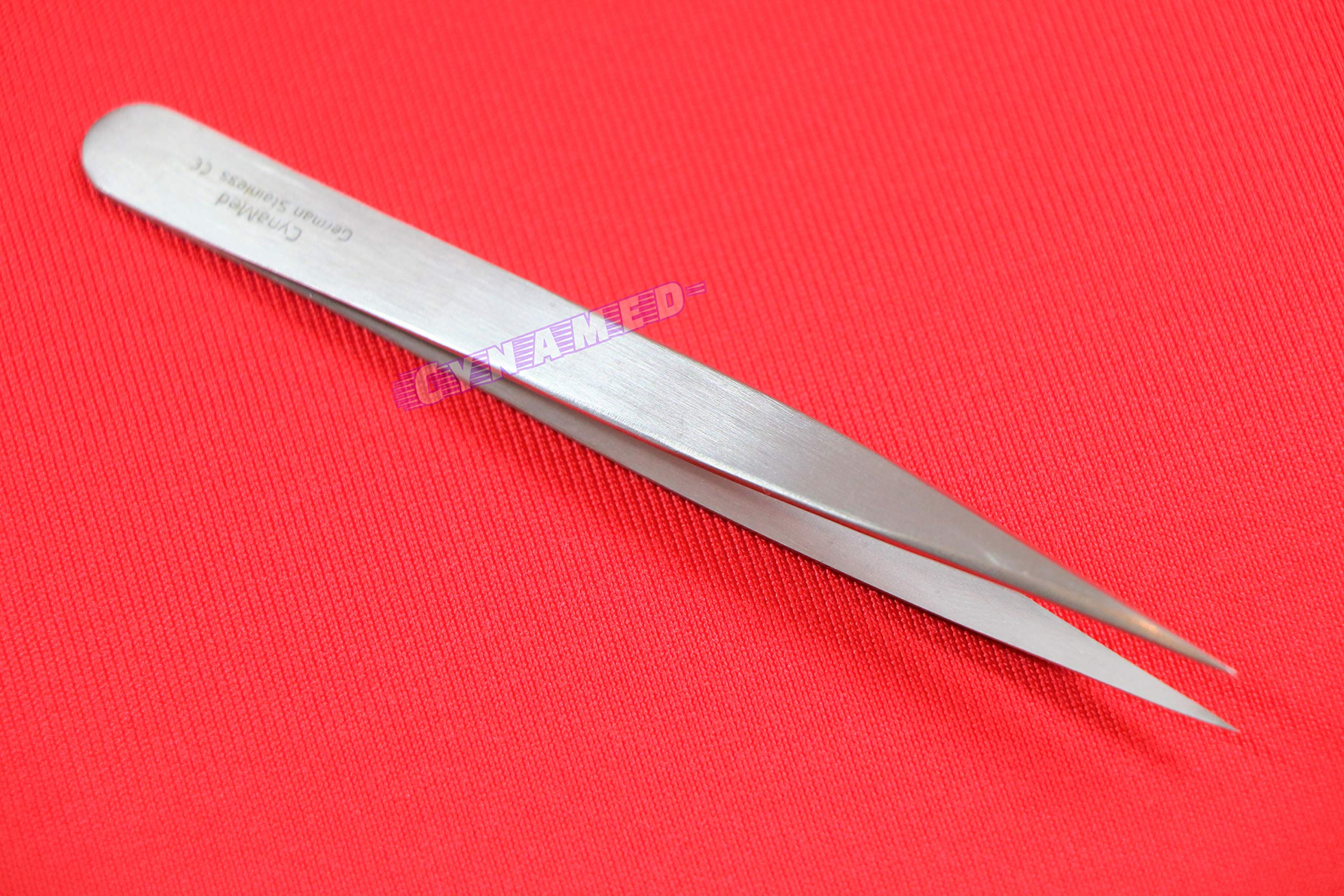3 Pieces Fine Tip Jewelry Tweezer Forceps Precision Tweezers High Grade Stainless Repair Tool Cynamed