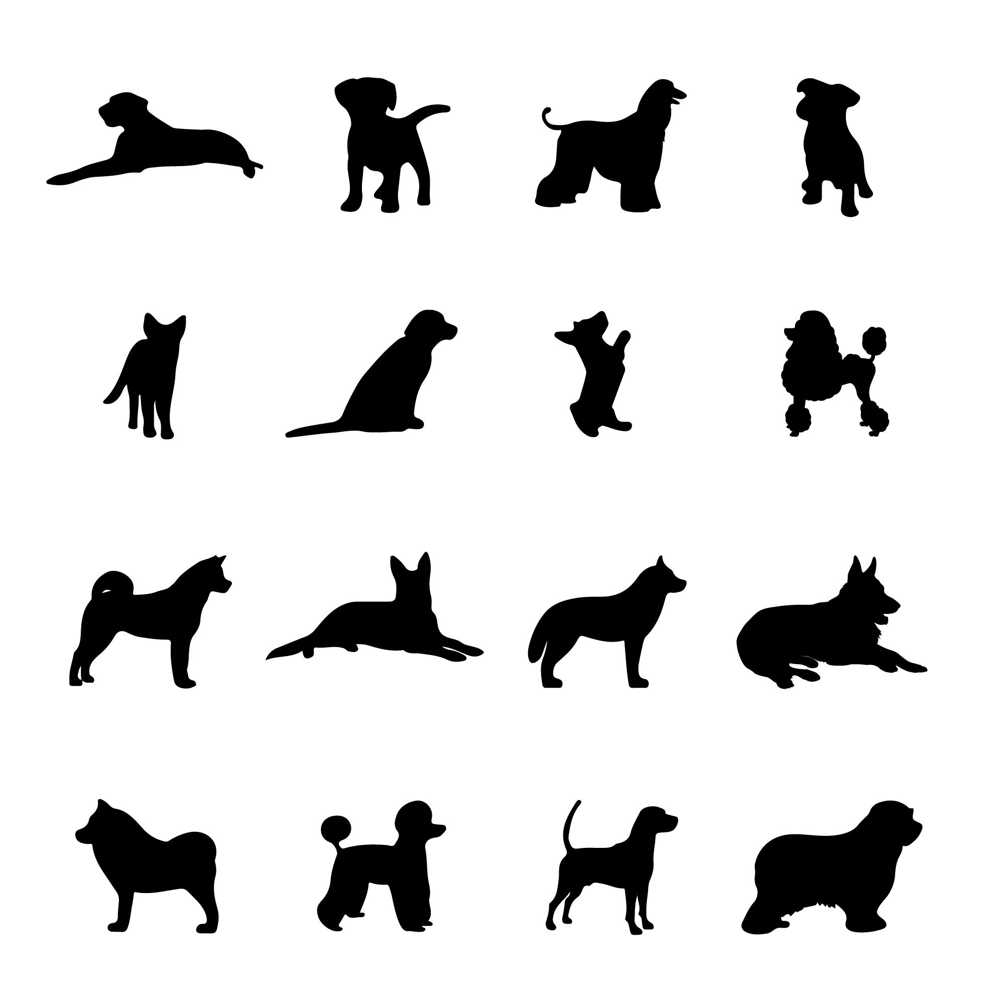 A Room with Dogs Wall Decals-Doggie Stickers for Kids Room Bedroom Nursery Playroom Décor