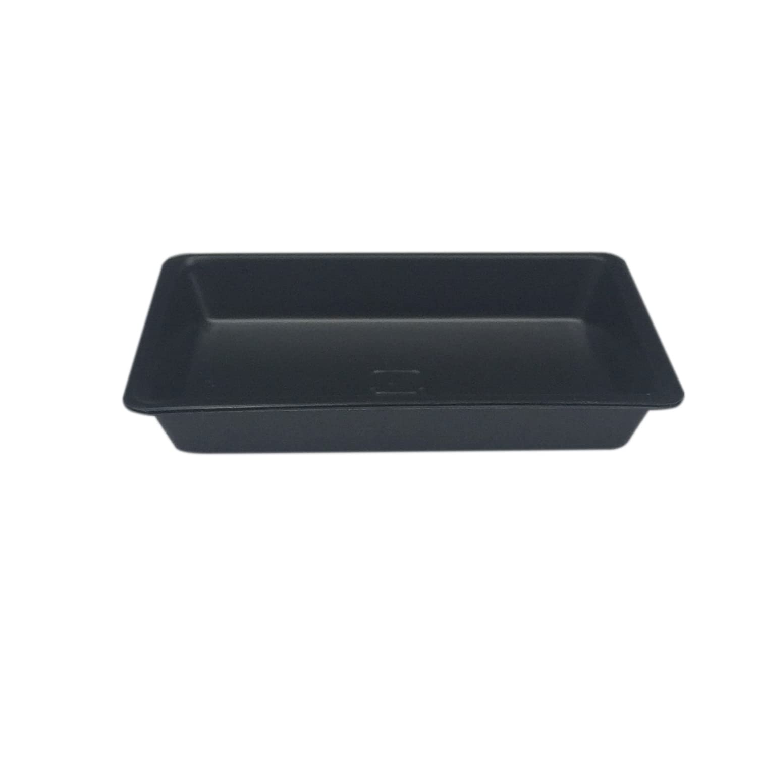 100 pcs Mini 2.95"x2.16" Dipping Sauce Dishes, Plastic Disposable Rectangular Black Soy Sauce Plate Set, Condiment Serving tray, Seasoning Platter, Appetizer Bowel -for Sushi Mustard Vinegar Soy BBQ