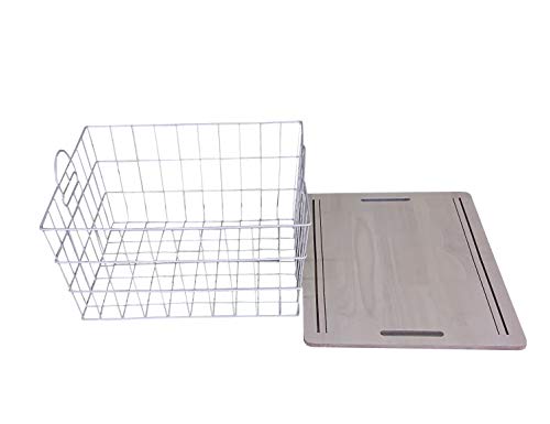 Abite Storage Box, Takelich Basket, 15.7 x 12.2 x 8.5 inches (40 x 31 x 21.5 cm), White, Square