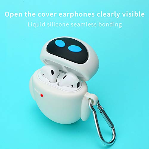 hnspice Case for AirPod 2/1, 3D Cute Cartoons Wall·E Skin Design, for Girls Kids Teens AirPod (EAE)