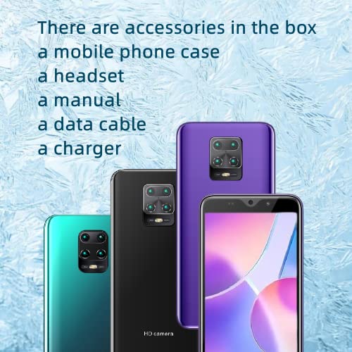 aderroo Smartphone,N93, Unlocked Cell Phone, 5.72-inch Full-Screen,Front and Rear Cameras,1GB RAM, 8GB ROM,Only Supports Dual SIM Card Frequency Band of 3GWCDMA:850/2100MHZ(Black)