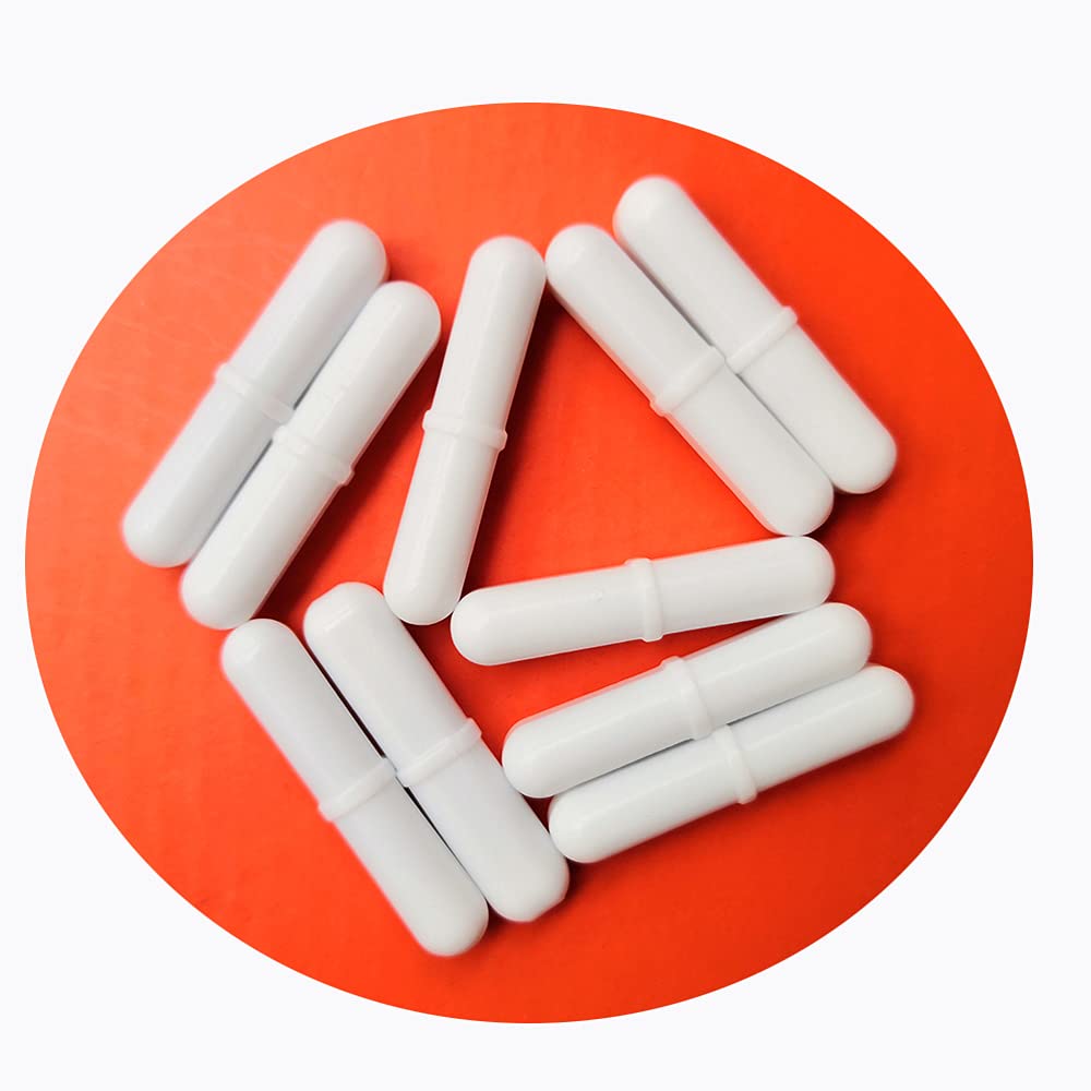 Magnetic Stirrer Stir Bars, Diameter 0.32" (8 mm), Length 1.6" (40 mm), 5 Pieces