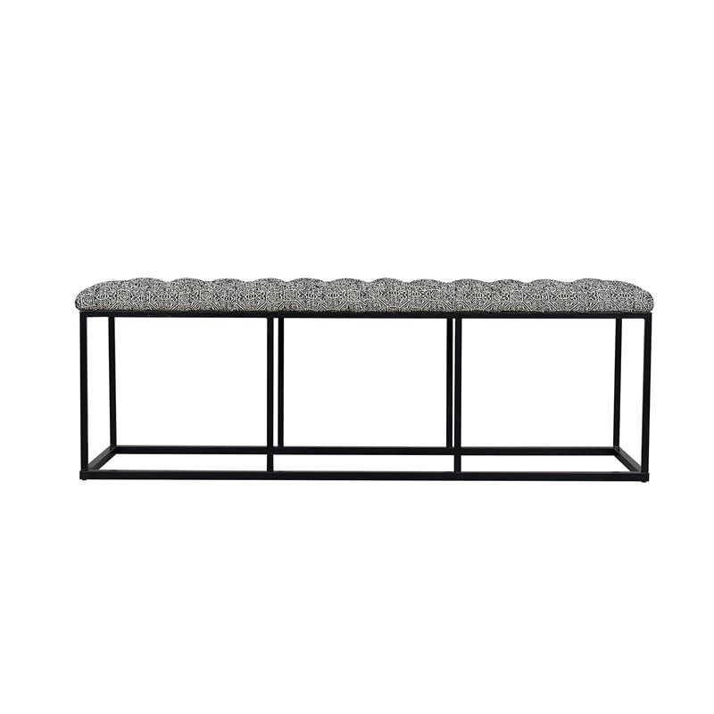 HomePop Decorative Bench, Global Print