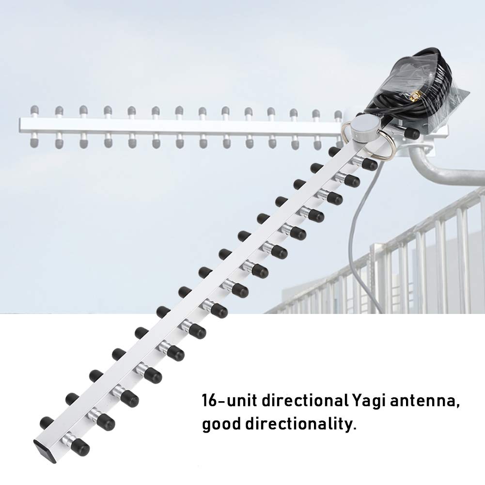 2.4G Directional Antenna,20dBi High Gain 2.4GHz Antenna 13 Unit Directional Antenna, Router Network Card Outdoor Antenna