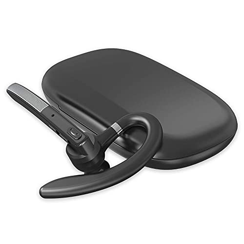 Bluetooth Headset Bluetooth Earpiece for Cellphones - BlueFit Wireless Blue Tooth 5.0 Head Set in-Ear Piece w/Mic Microphone for Cell Phone Hands-Free Noise Canceling for Car