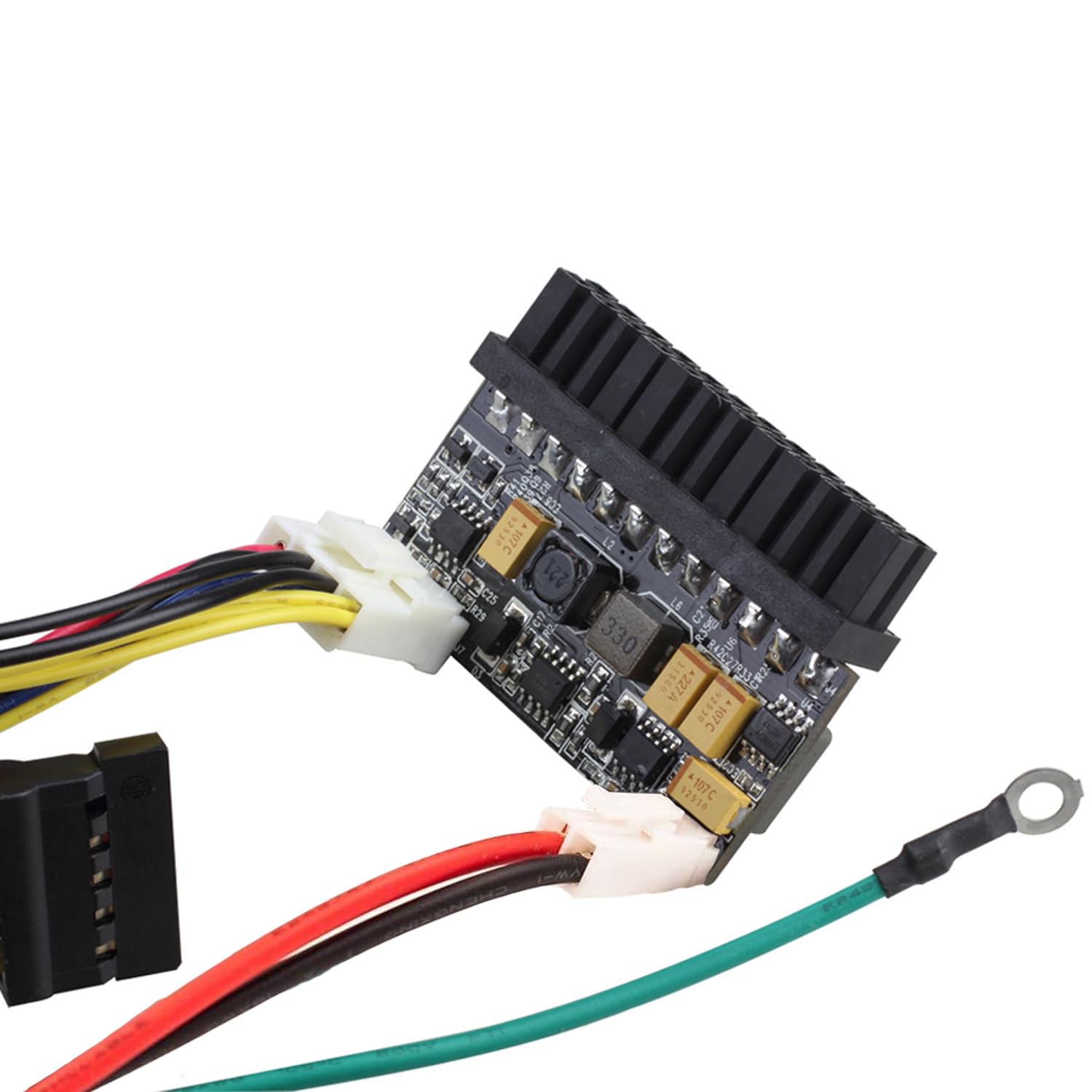 24pin DC ATX PSU 12V DC Input DC 12V 150 watt Pico PSU ATX High Mini-ITX Power Supply with Adapter Board ATX Switch PSU Car Auto for Computer Mainboard and car/Motorcycle
