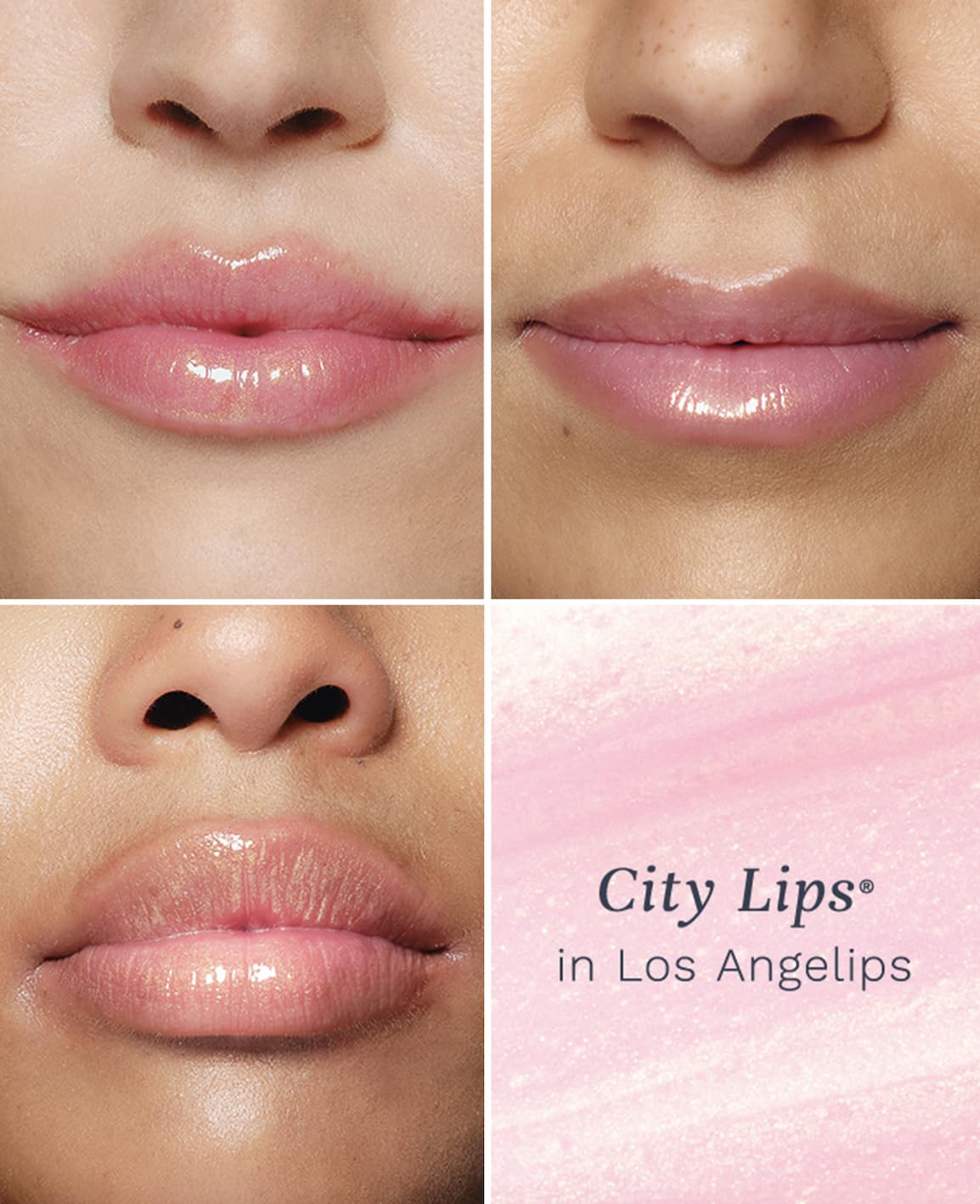 City Beauty City Lips Plumping Lip Gloss Los Angelips - High-Shine Gloss for Fuller, Younger-Looking Lips | Hydrating & Smoothing Lip Treatment Hyaluronic Acid