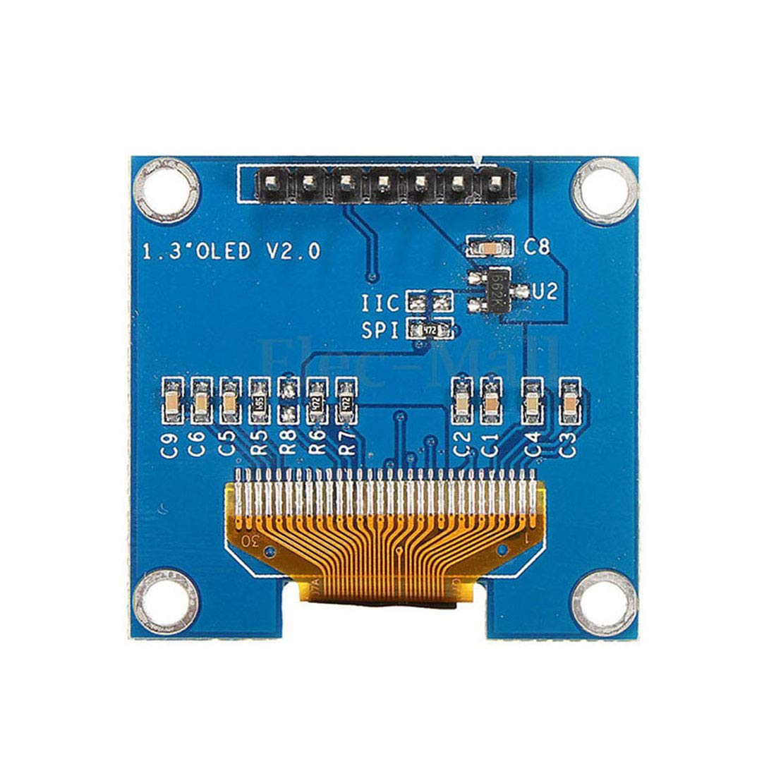 Hailege 1.3" SSH1106 SPI OLED LCD Display 128x64 OLED Display Module for Arduino AVR PIC STM32 51 Raspberry Pi
