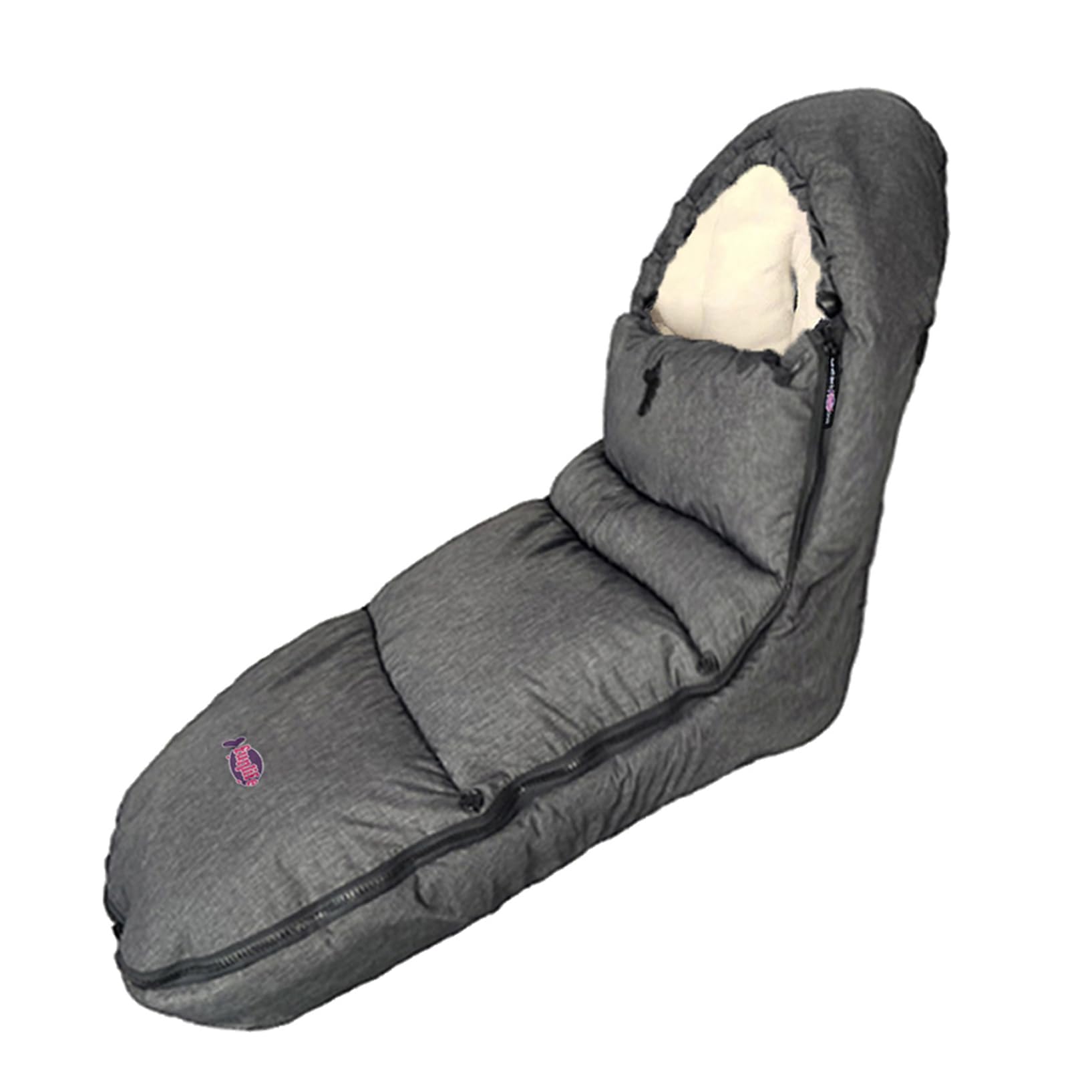 Waterproof Winter Stroller Footmuff,Universal Bunting Bag Compatible with All Strollers,Filled with 3D Cotton Toddler Stroller Winter Cover M6-4T,Beige