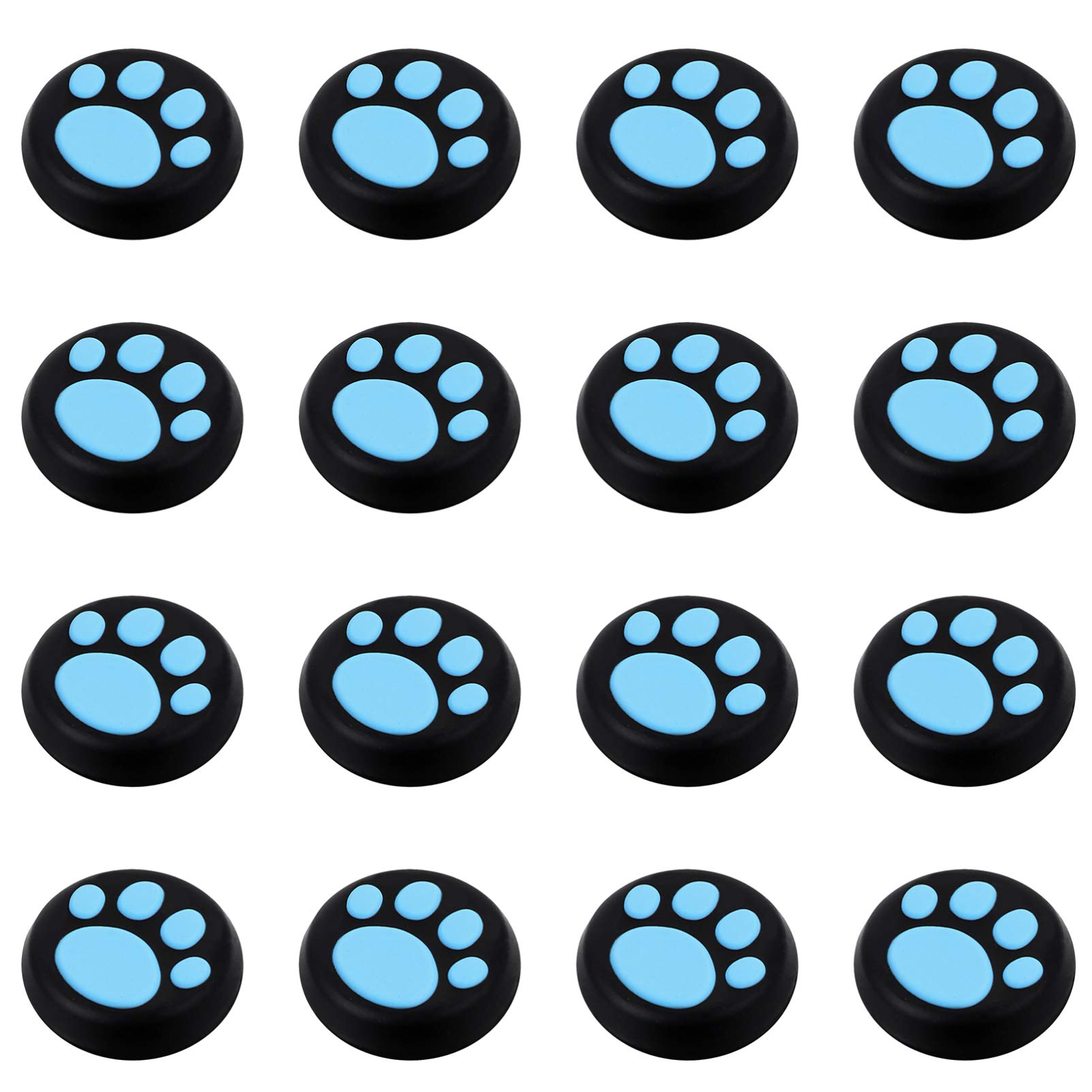 16pcs Rocker Cap Cat Claw Joystick Cases Nonslip Joystick Covers Silicone Joystick Cases Lovely Protection Covers Adorable Joystick Covers Wear-Resistant Joystick Caps