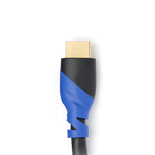 ACL High Speed HDMI Cable Male to Male with Ethernet (8 Feet/Black) Supports 4K 30Hz, 3D, 1080p and Audio Return, 50 Pack