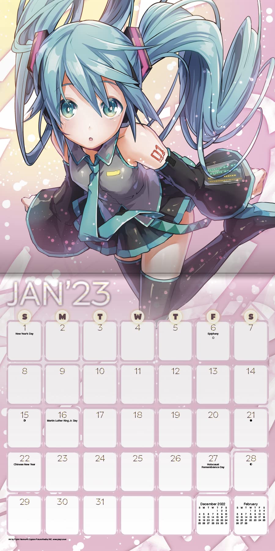 2023 Hatsune Miku Wall Calendar