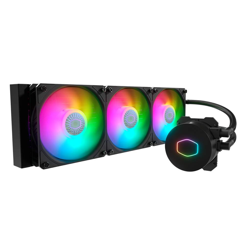 Cooler Master MasterLiquid ML360L ARGB V2 CPU Liquid Cooler - Black | Support Intel & AMD CPU Socket AM5, AM4, AM3 LGA1700, 1200, 2066, 1151 | 3rd Gen Dual Chamber Pump | 360mm Close-Loop AIO