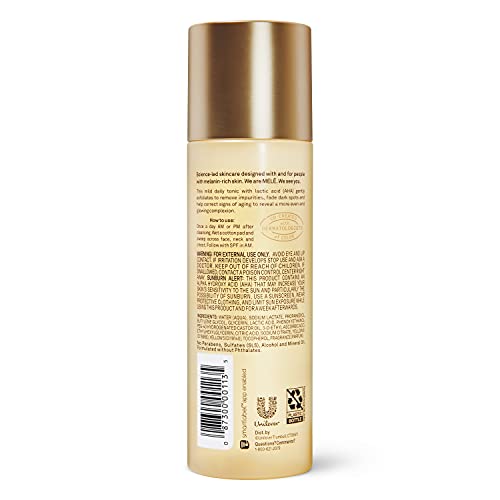Mele Post Cleanse Tonic Gently Exfoliates to Remove Impurities, Fade Dark Spots, and Help Correct Signs of Aging Even Tone With Lactic Acid and Vitamin C 5 oz
