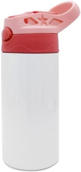 25Pack 12oz Kid sublimation Tumbler Blank Strainght Insulated Cute Sippy Cup Stainless Steel Water Bottle
