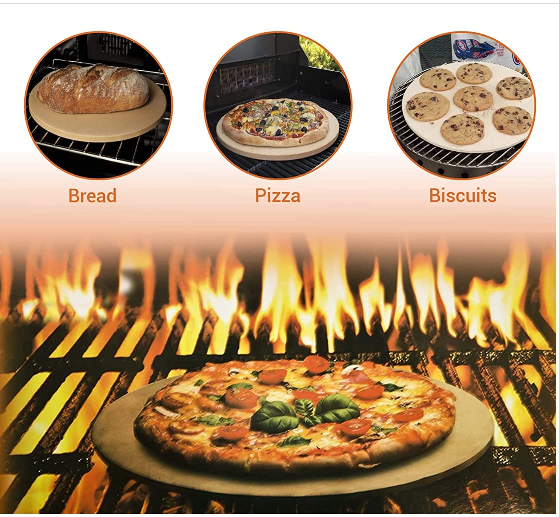 11' x 0.25' Round Pizza Stone