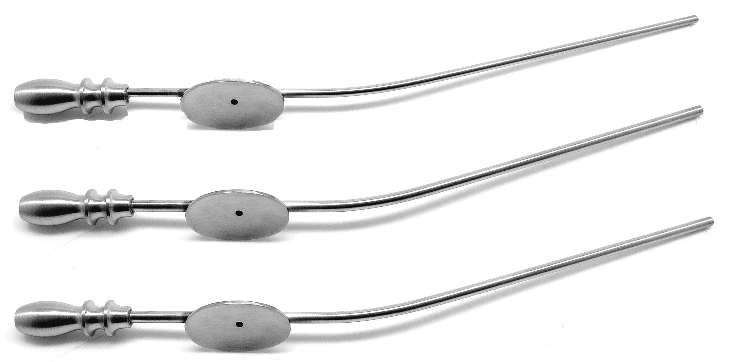 3 Pcs Baron Tube FR 3,5,7 Surgical 1mm, 1.7mm, 2.3mm ENT Instruments