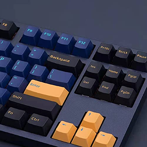 Akko Horizon 3087DS 87-Key TKL Wired Gaming Mechanical Keyboard, Programmable with Cherry Profiled PBT Double Shot Keycaps and N-Key Rollover (Akko Cream Blue Tactile Switch)