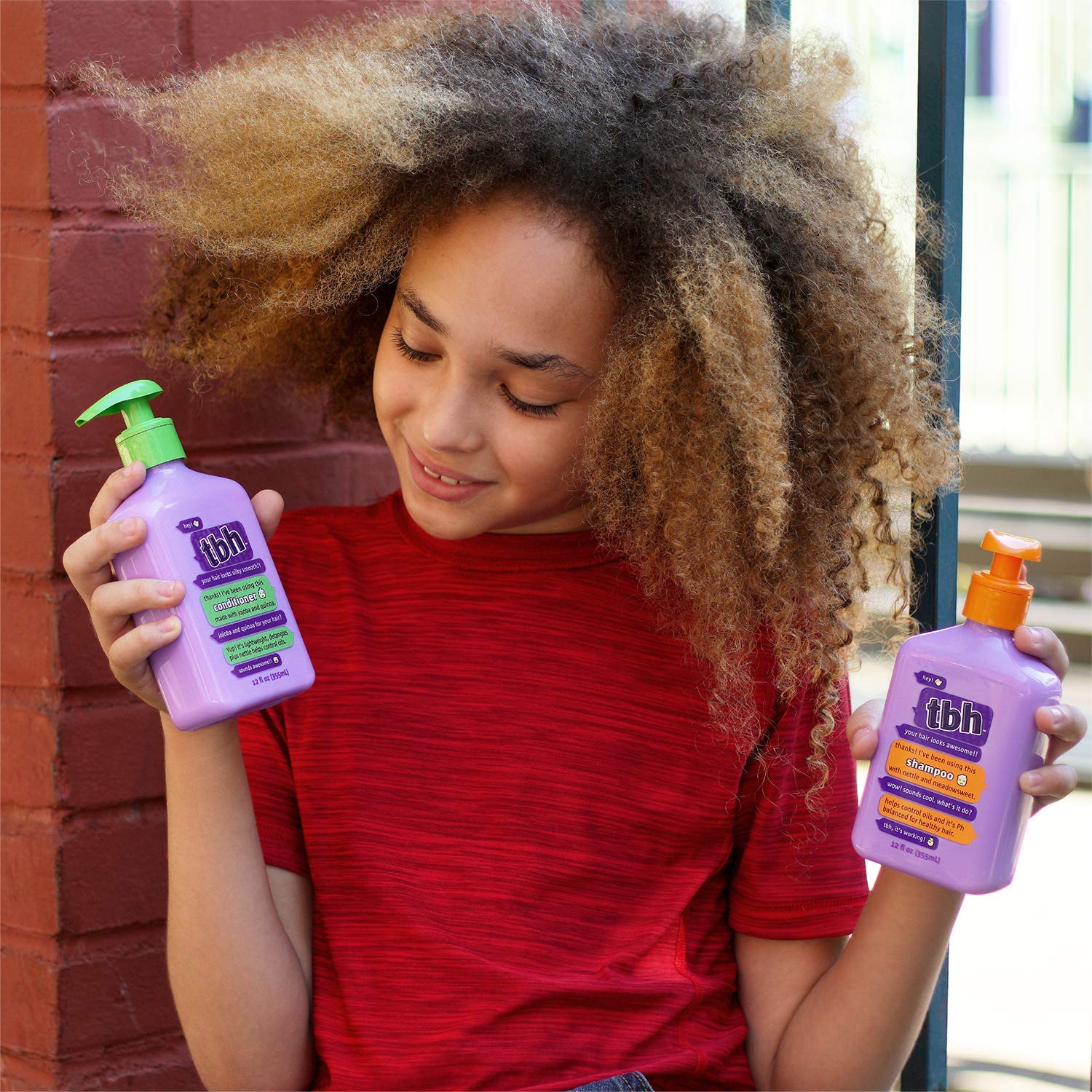 TBH Teen and Kids Shampoo for Oily Hair, Sulfate and Paraben Free - 12 oz