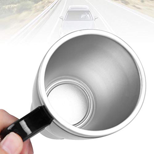 450ml Stainless Steel Electric Car Cup Travel Heating Mug, Keenso Electric Kettles Boiling Car Coffee Mug Heater with Cigarette Lighter(12V) Other Electrical Appliances