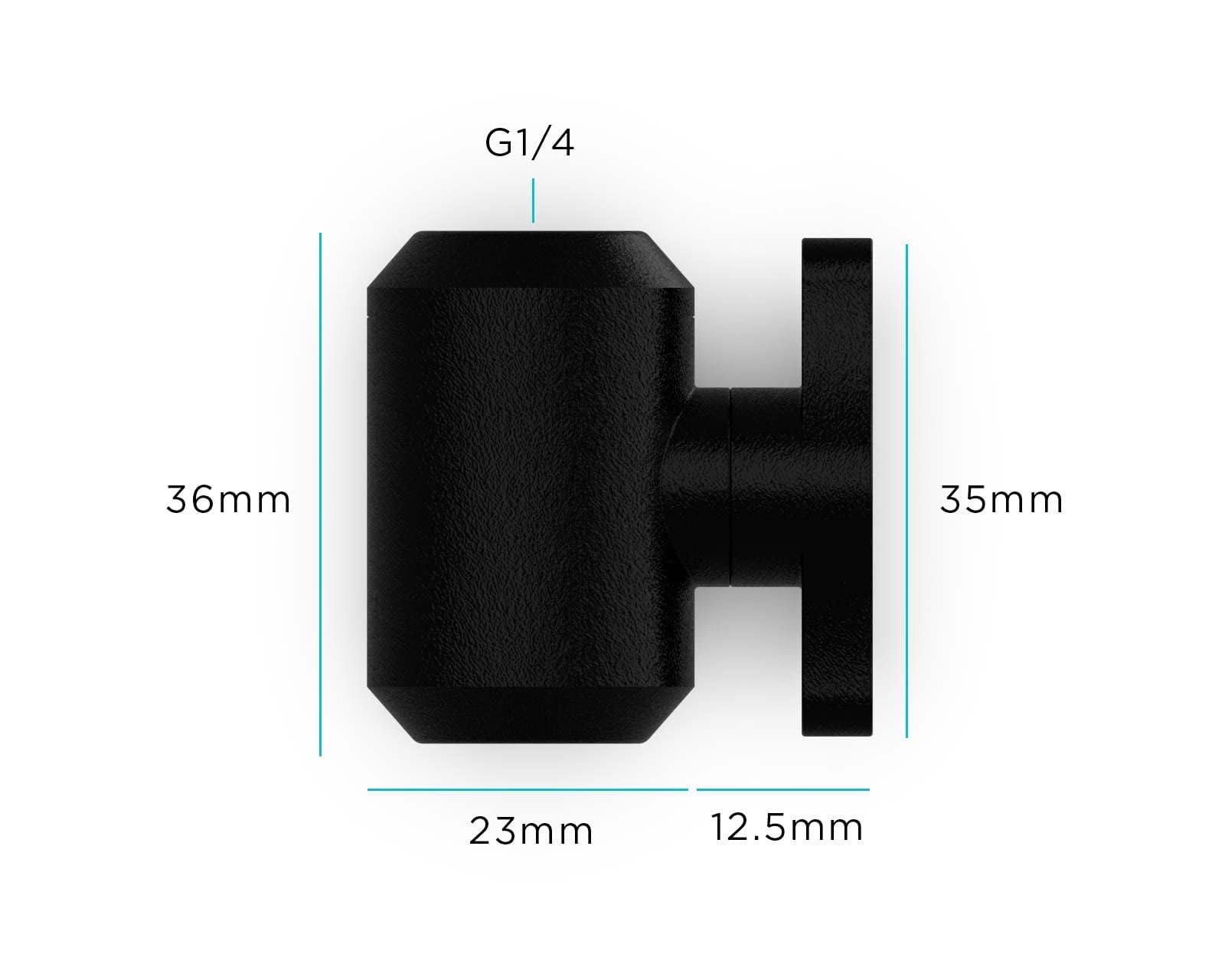 PrimoChill Female to Female G 1/4 Drain Valve - Sky White